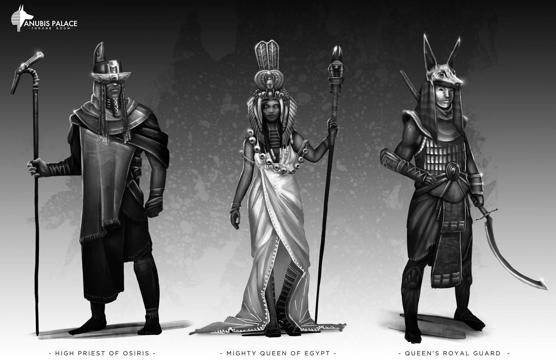 ArtStation - Anubis Palace - Throne Room: Costumes