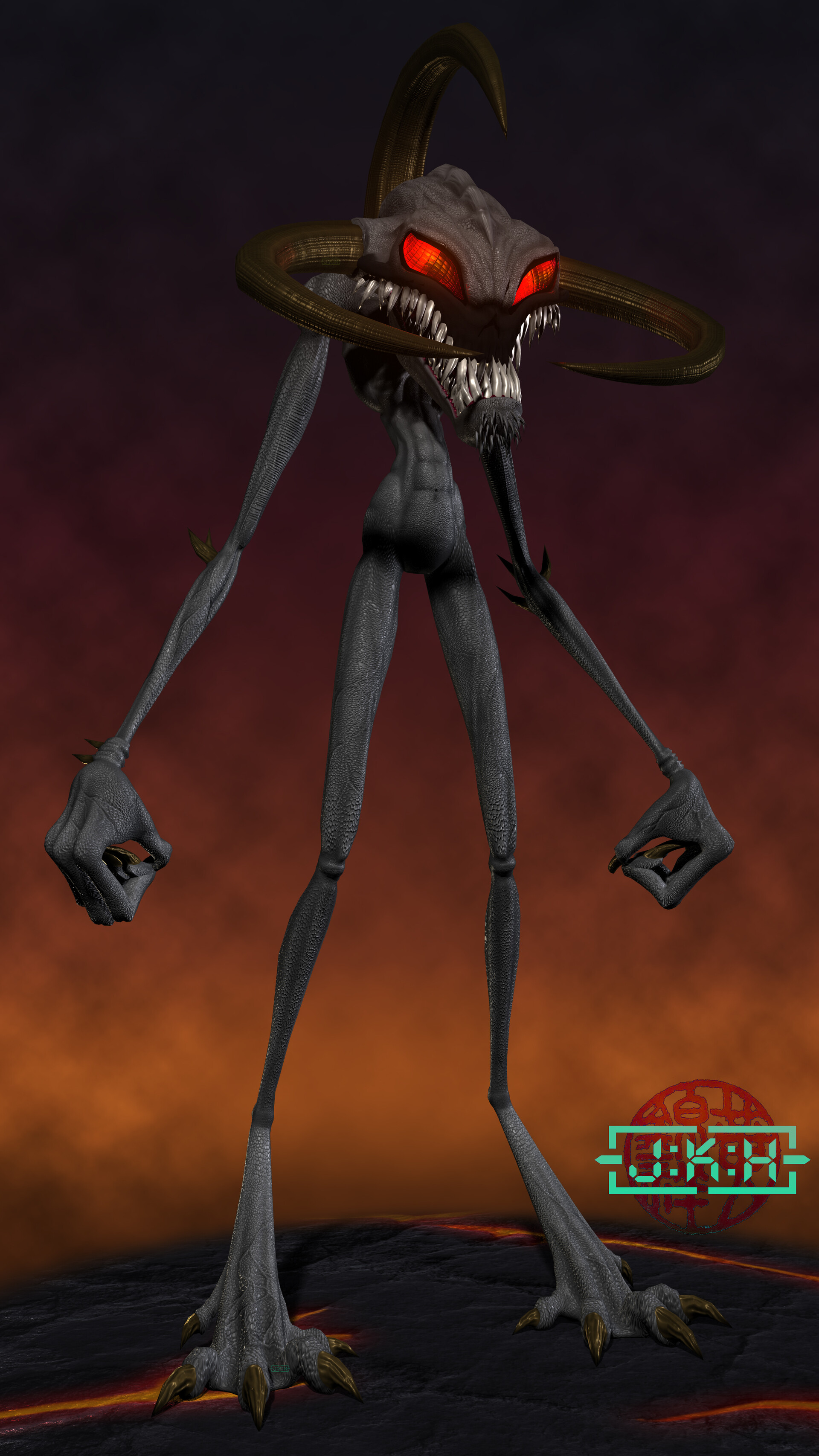 Jeremy Huang - Violator fan art 3D character model