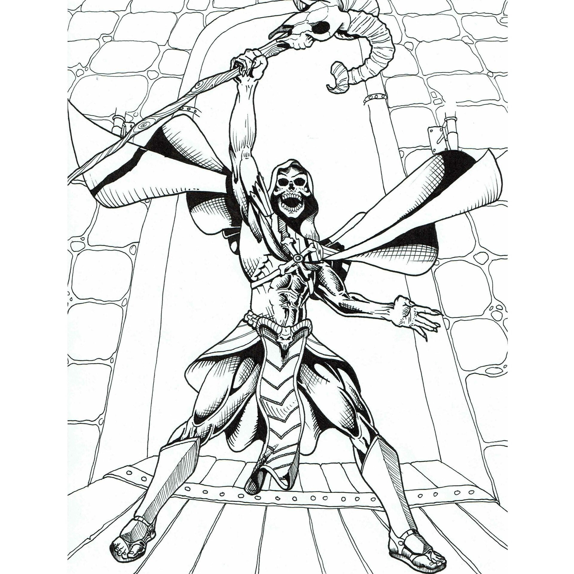 skeletor coloring pages