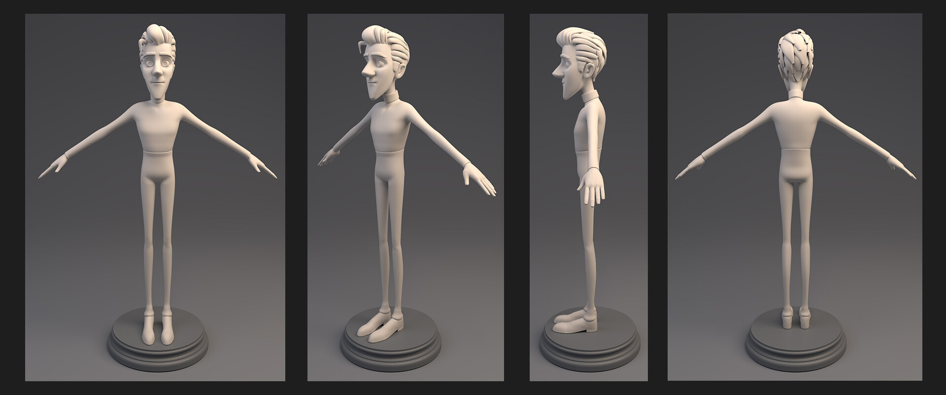 ArtStation - Mime Your Manners - WIP Julian Character