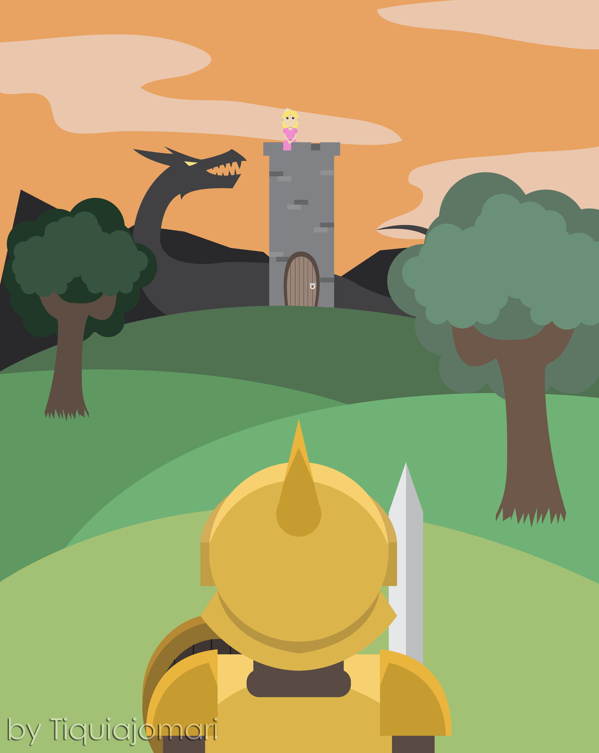 ArtStation - Golden Knight