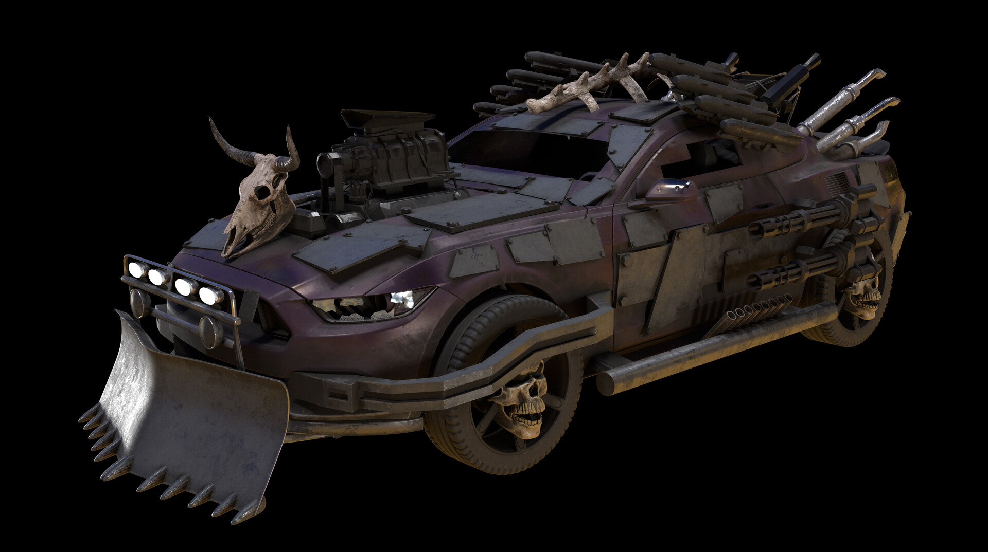 ArtStation - Ford Mustang / Steampunk