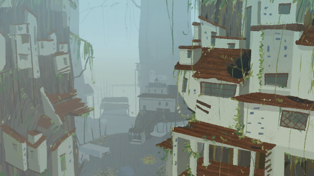 ArtStation - City in trees proyect