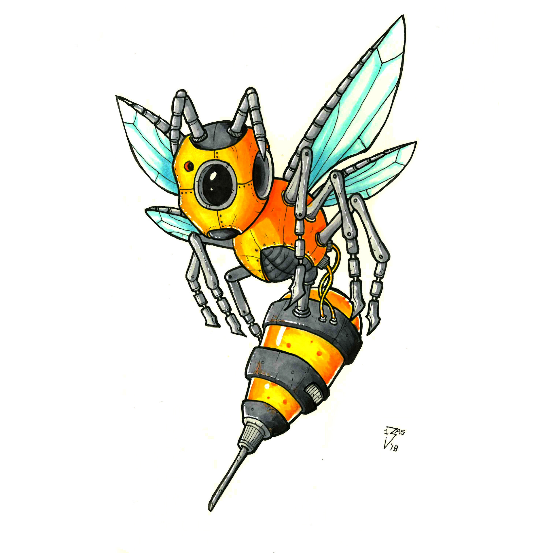 ArtStation - Mecha Wasp