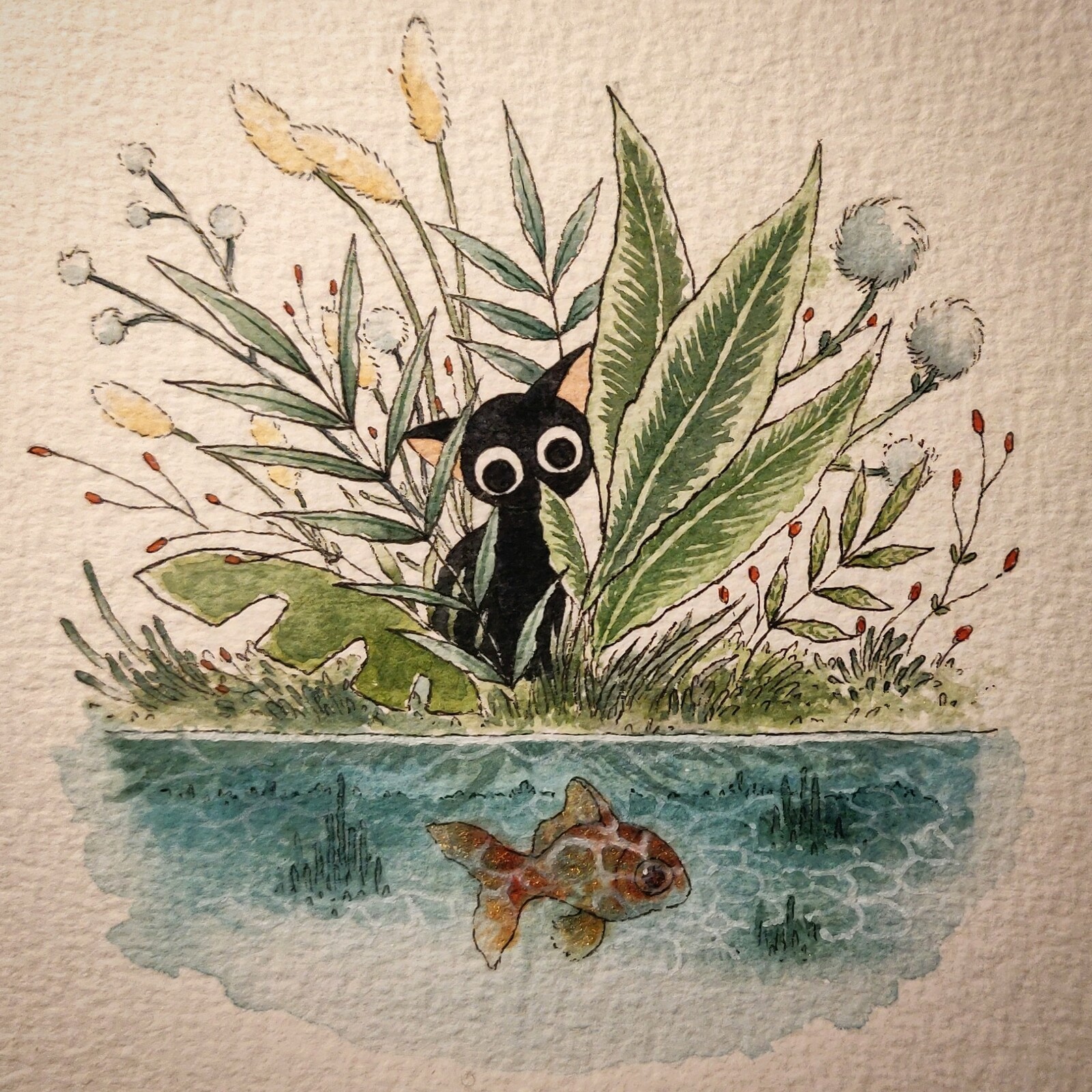 Jen Berger - The Cat and the Fish