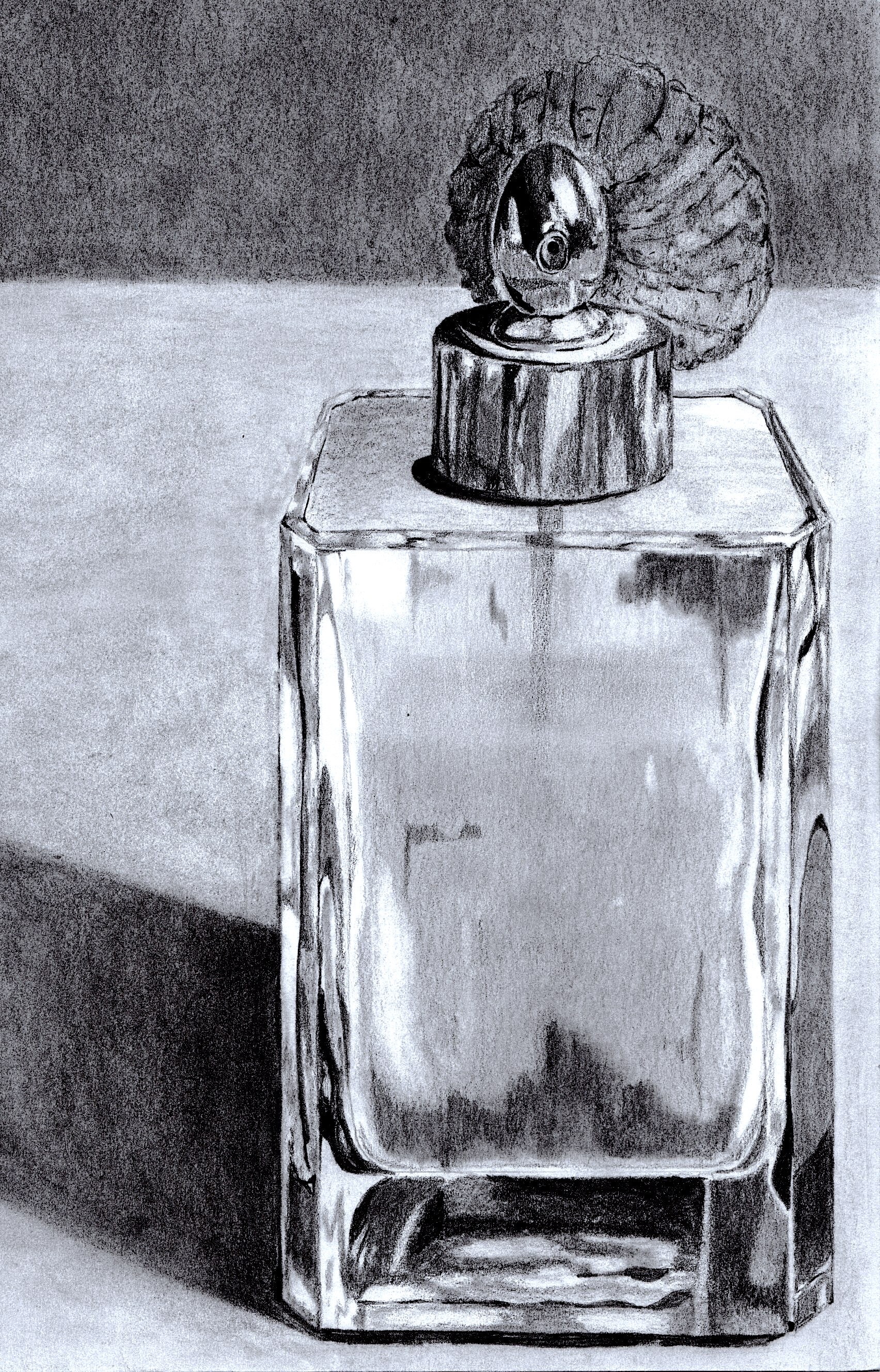 how to draw on glass bottle