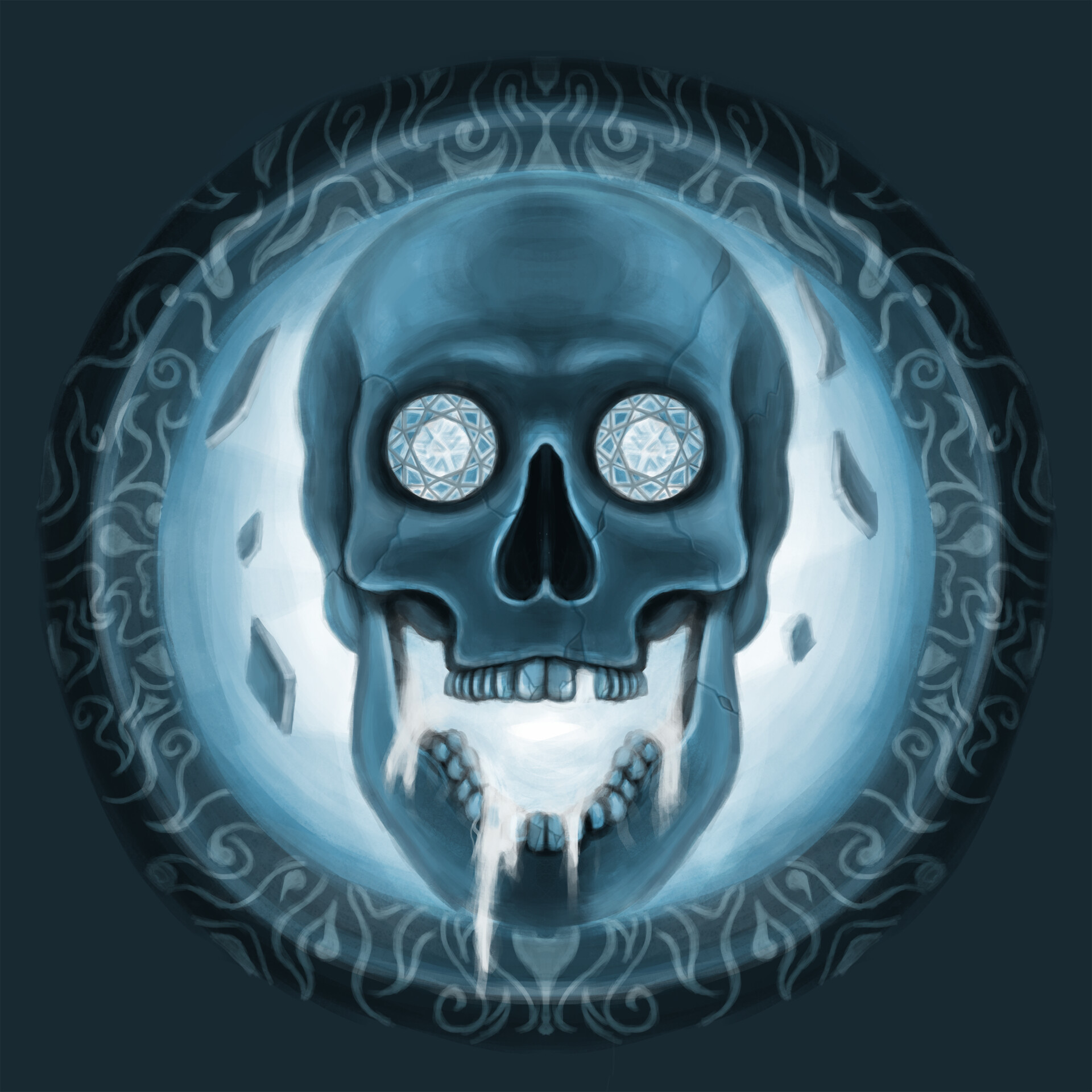 ArtStation - Skull Gaming Icon