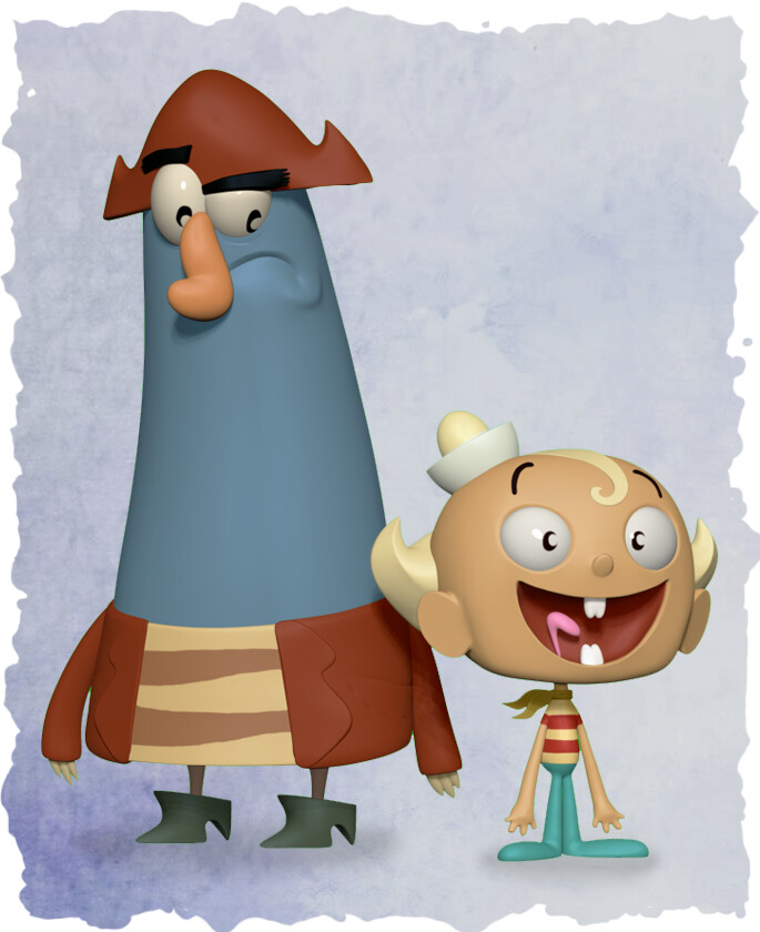 ArtStation - Flapjack & Captain K'nuckles Sculpt