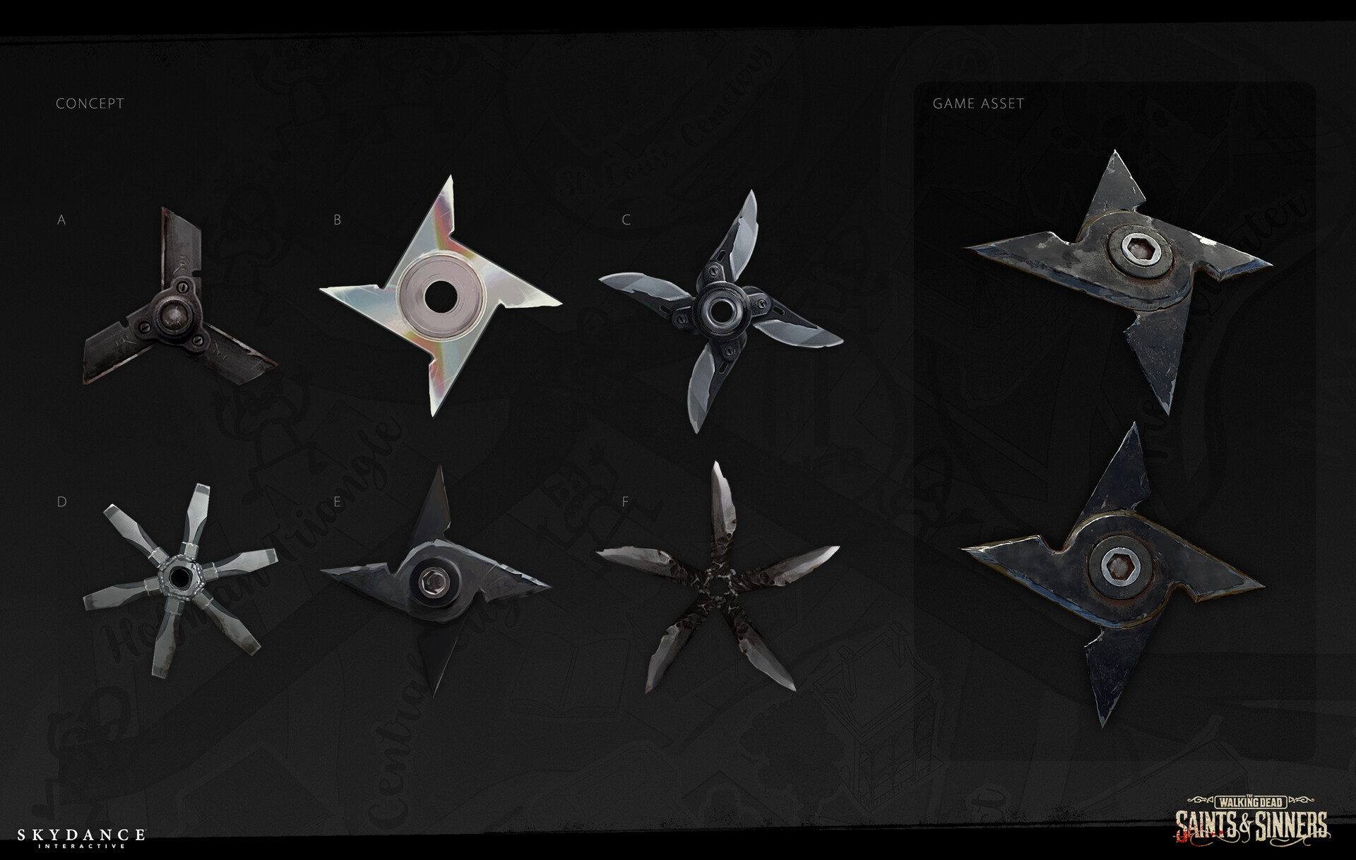 Ameorry Luo - TWD:S&S - Weapons