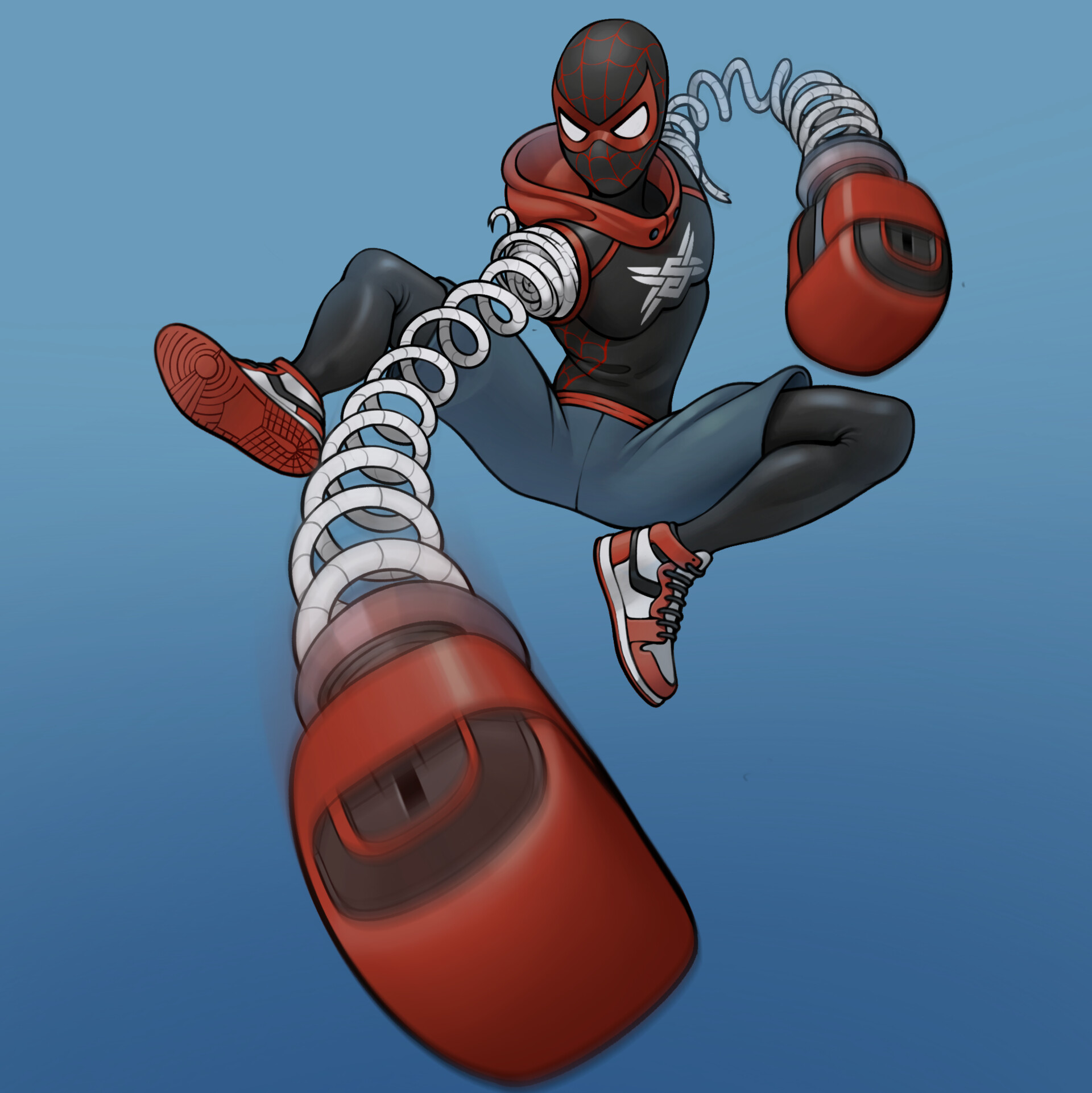 ArtStation - Spider-Man + Spring Man