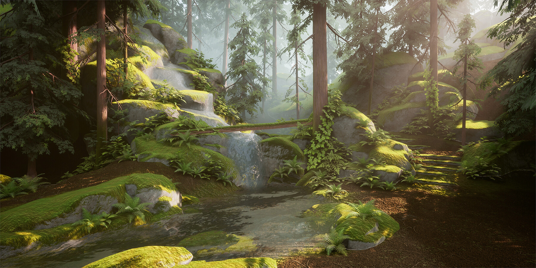 ArtStation - Forest Pond