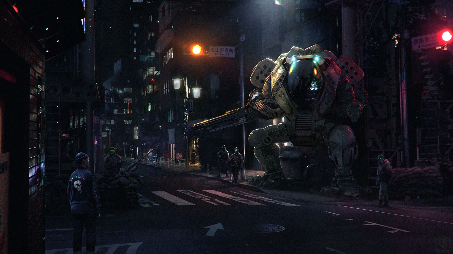 ArtStation - A nIGHT Walk in Neo Tokyo