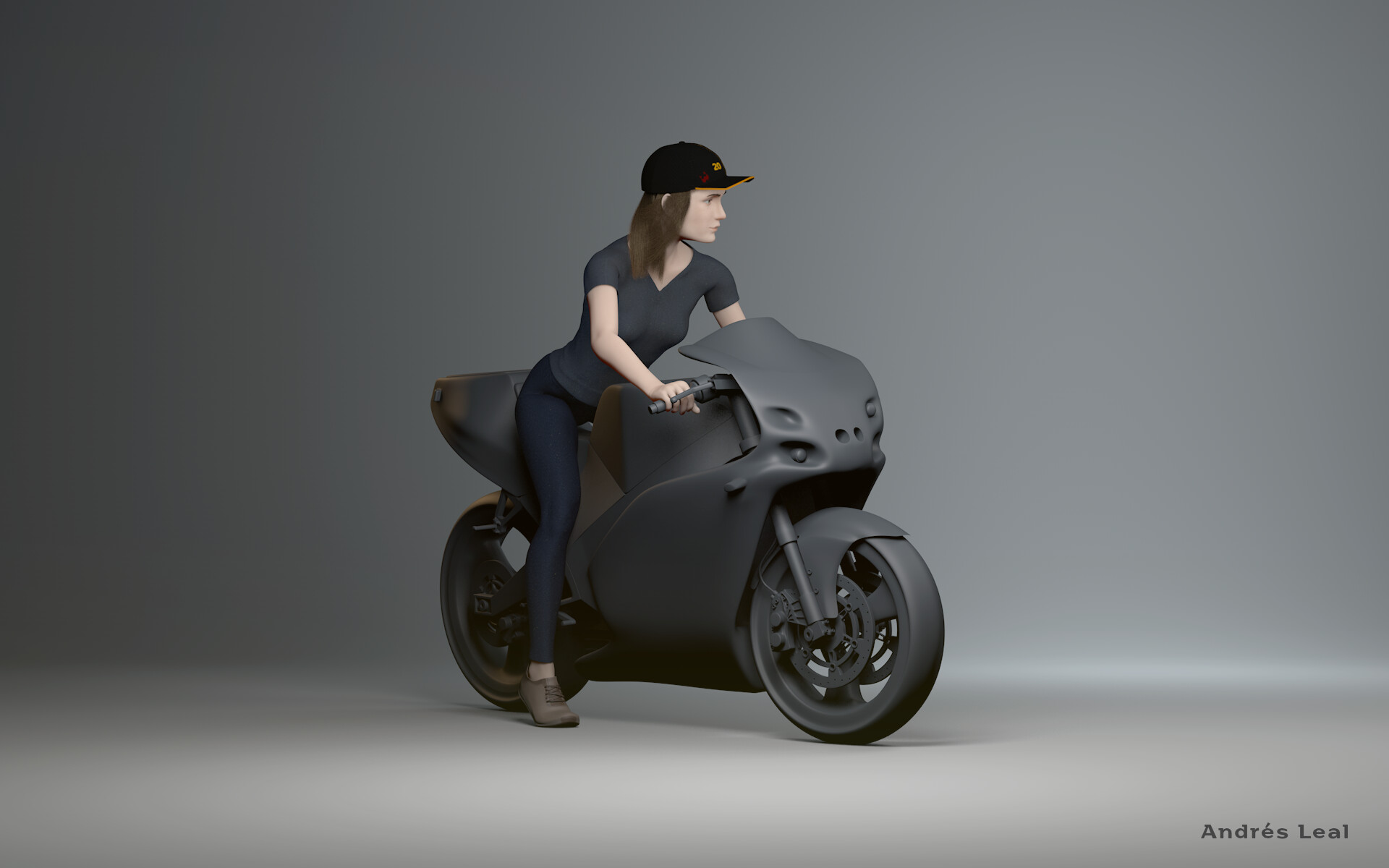 ArtStation - Motorcycle. Personal Project