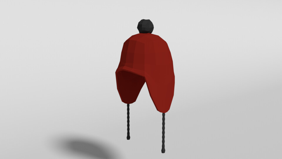 chroma 3D - Low Poly Cartoon Beanie Cap