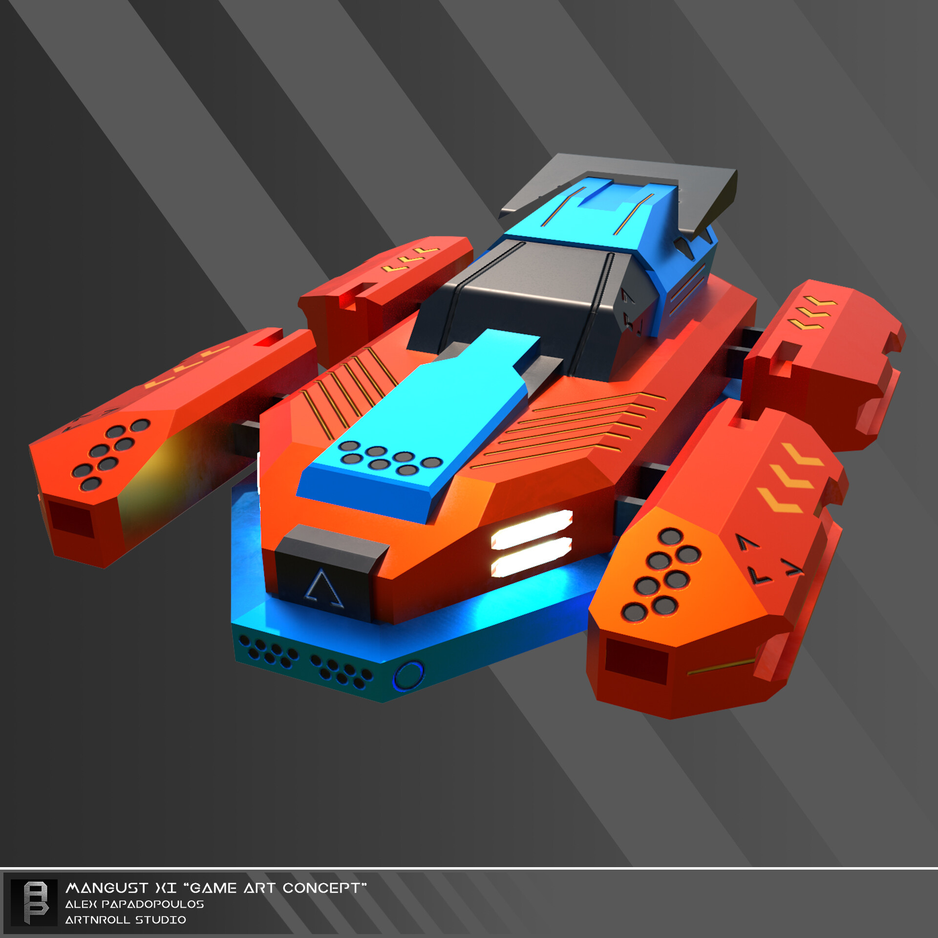 ArtStation - Sci Fi Flying Vehicles (LowPoly)