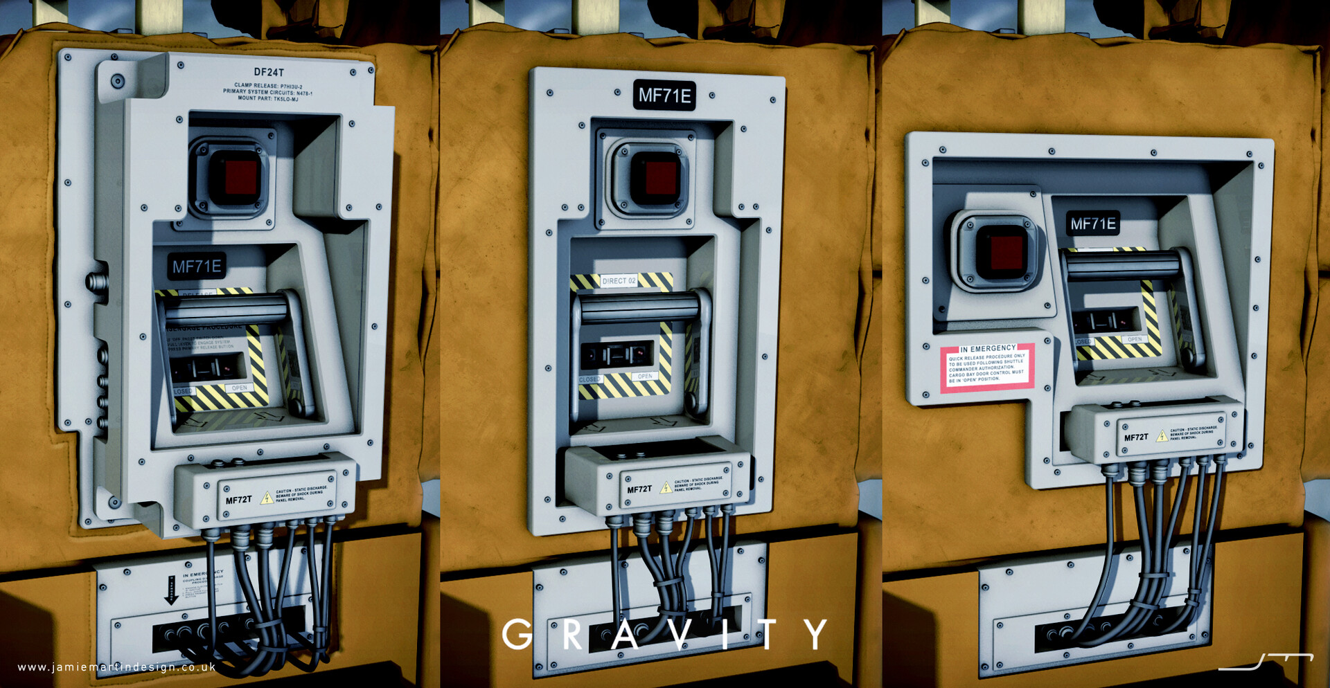 Jamie Martin - "Gravity" movie - Hubble concepts