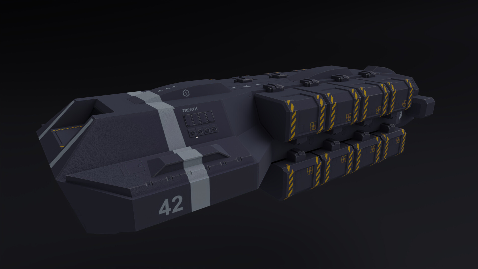 Designer Here - Cargo Ship - My First 3D Ship Design/Model