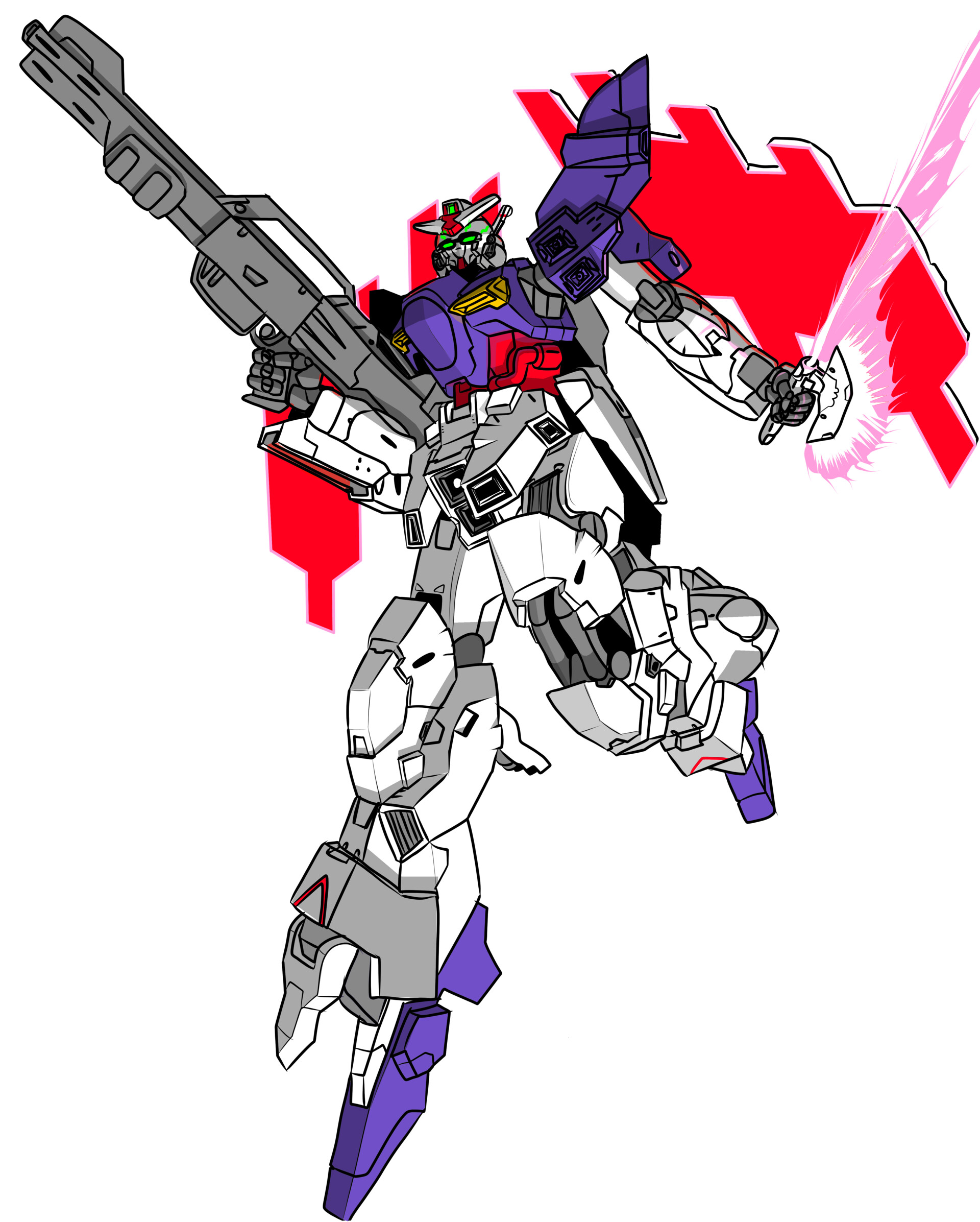 ArtStation - moon gundam