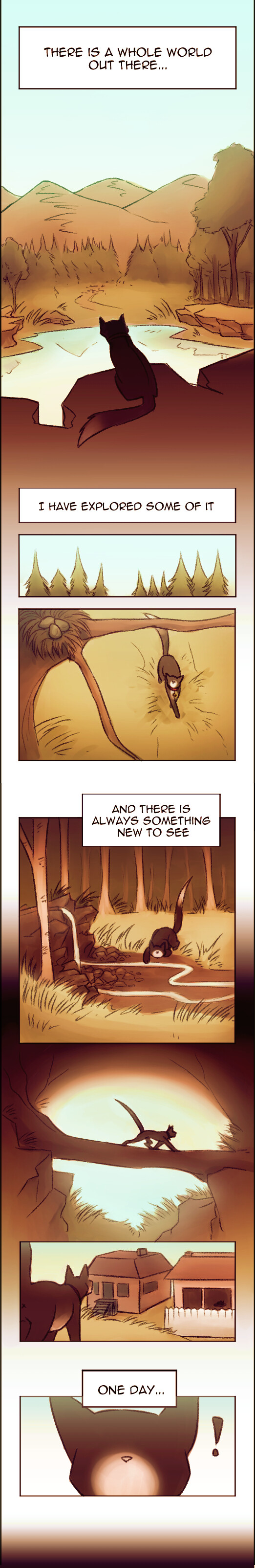 ArtStation - Tragic Cat || Infinity Comic Strip