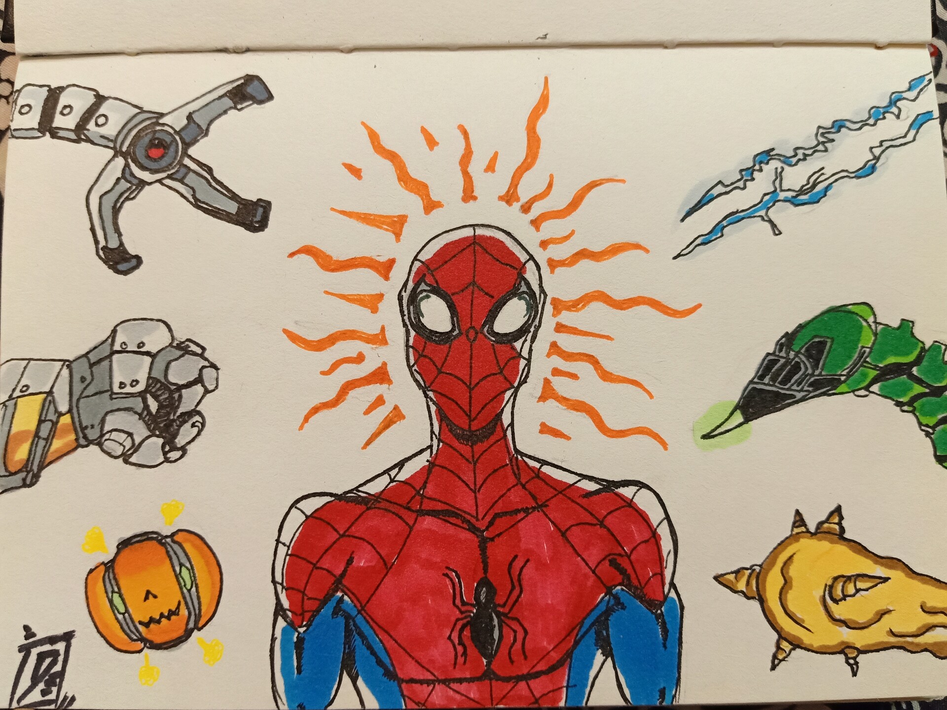 ArtStation - Artwork 2020 : Spidey-Sense