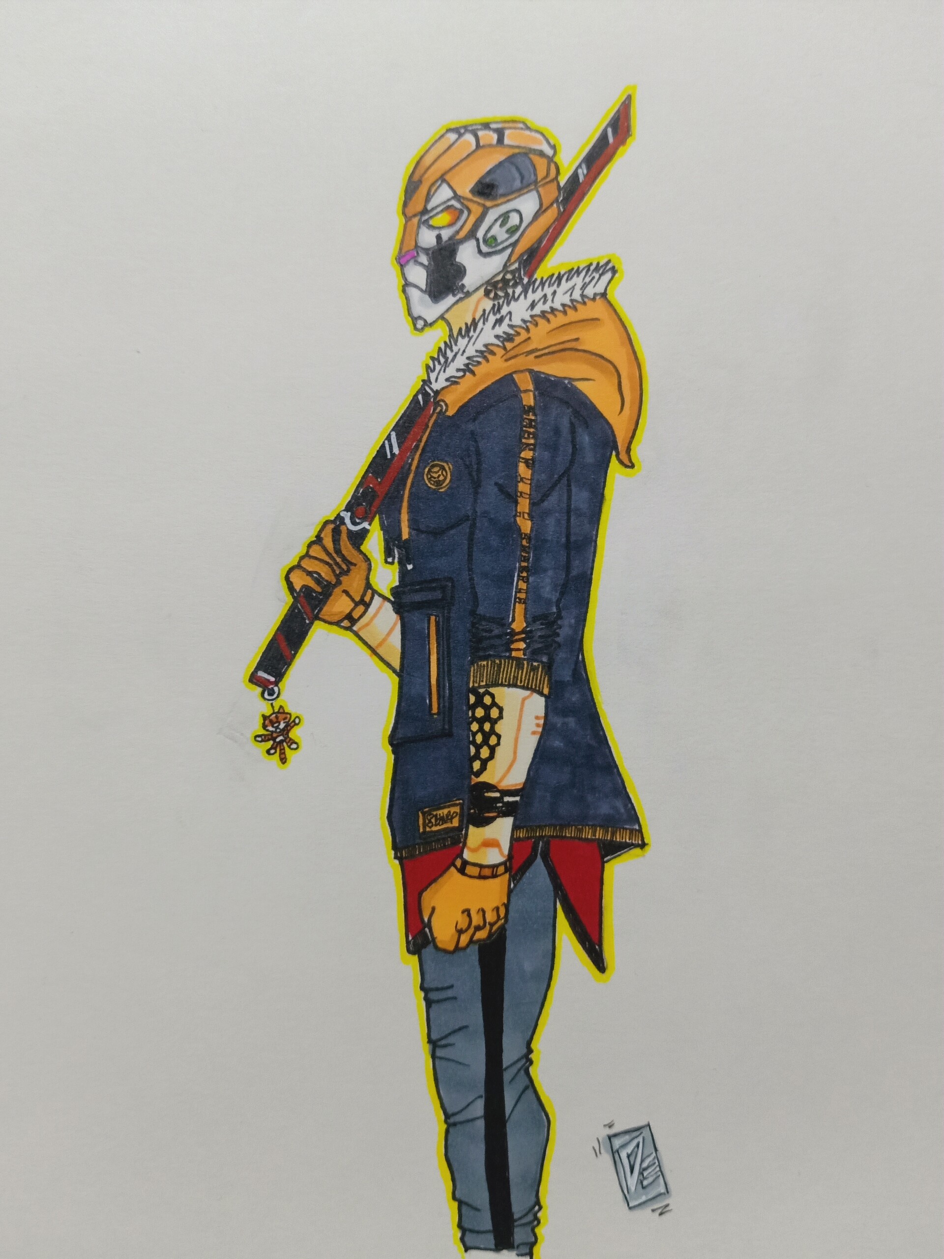 ArtStation - Artwork 2020 : Tiger Assassin - Winter Edition