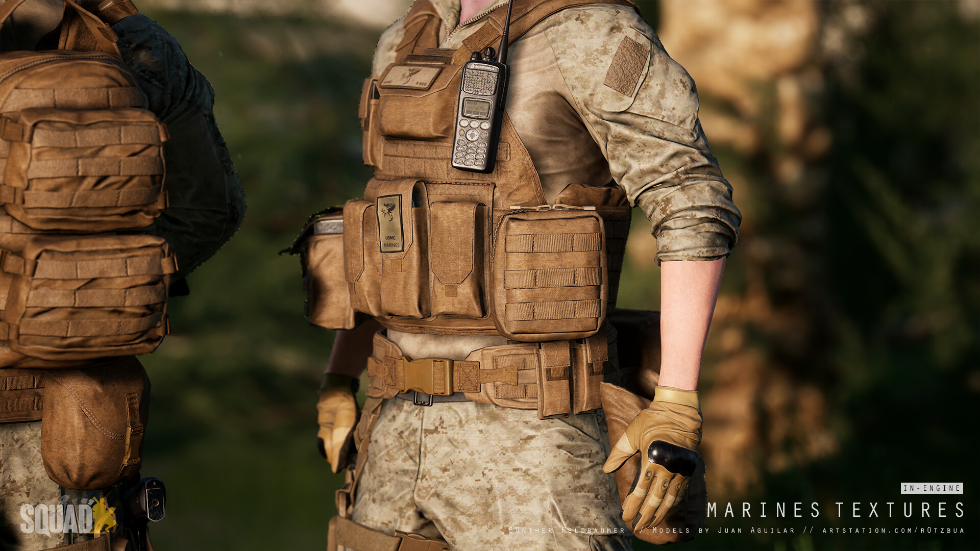 Günther Feldbaumer - Squad – Marines Character Textures