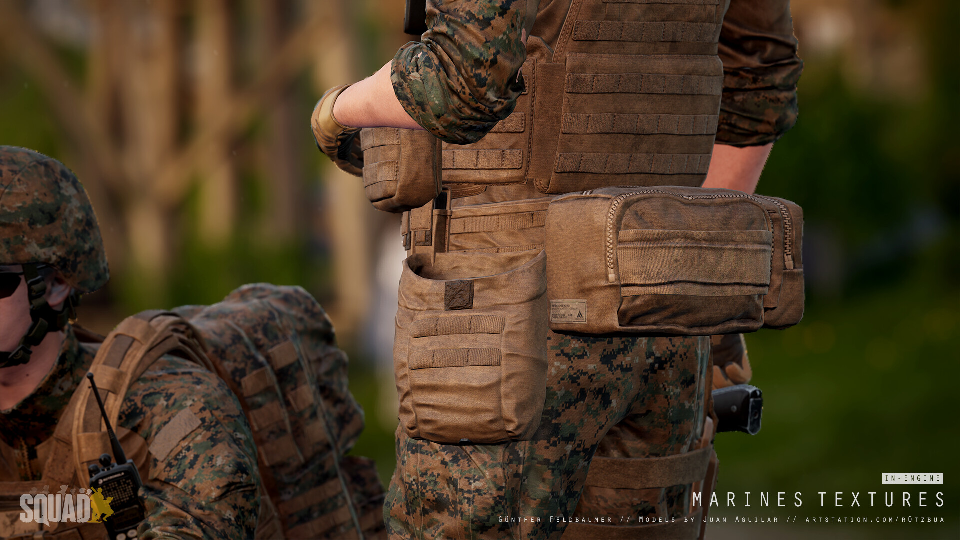 Günther Feldbaumer - Squad – Marines Character Textures