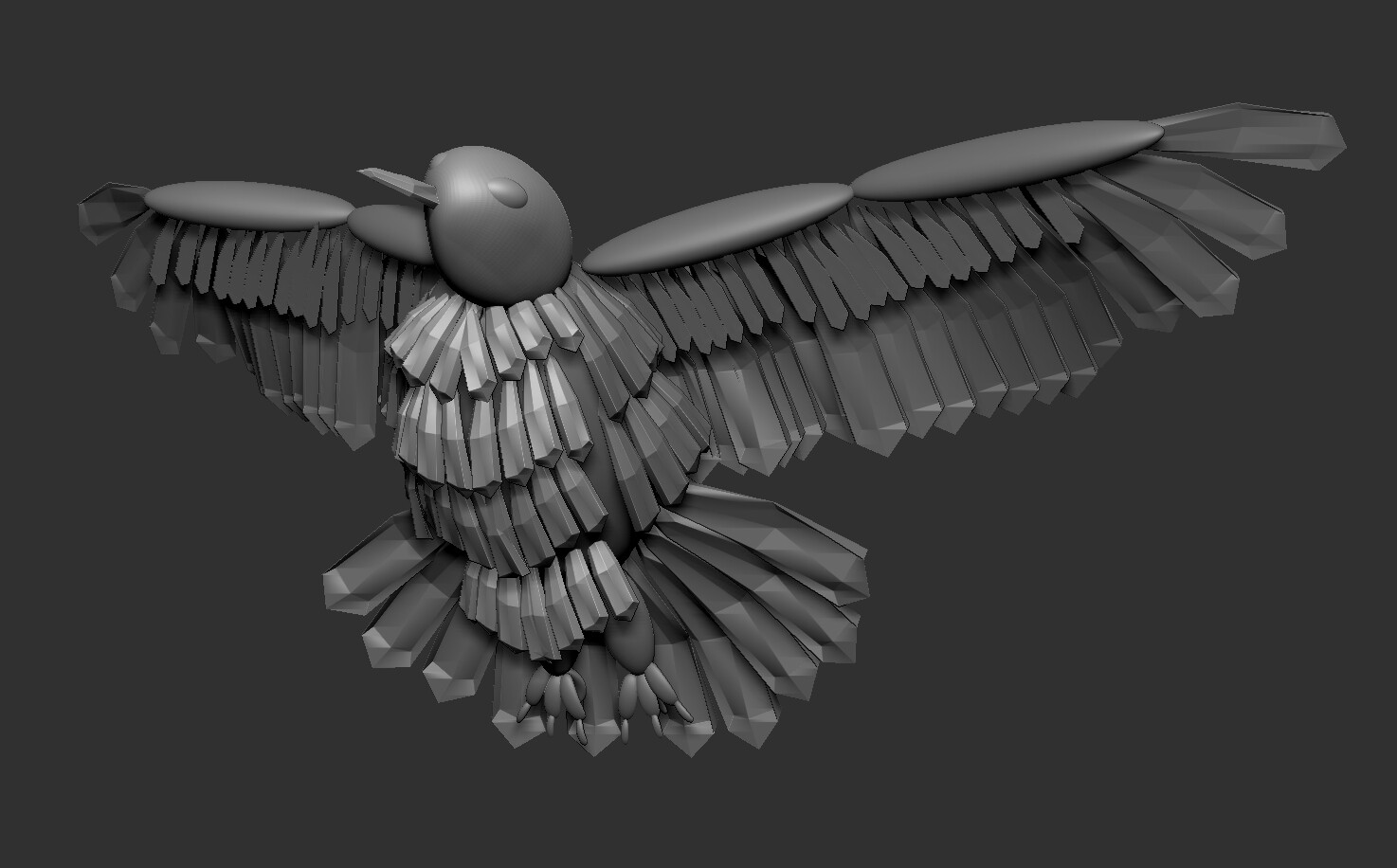 ArtStation - Falcon sculpt