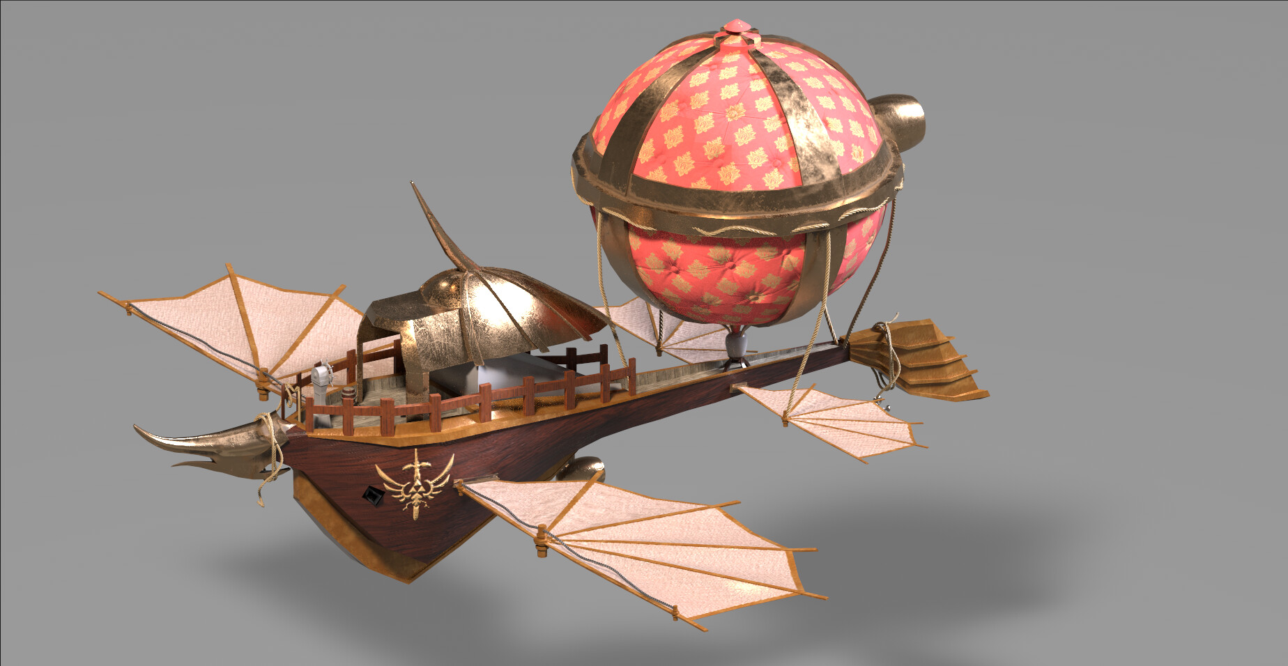 Fantasy Flying Ship