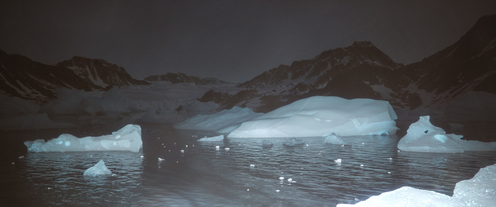 ArtStation - Night at the Ice Lagoon