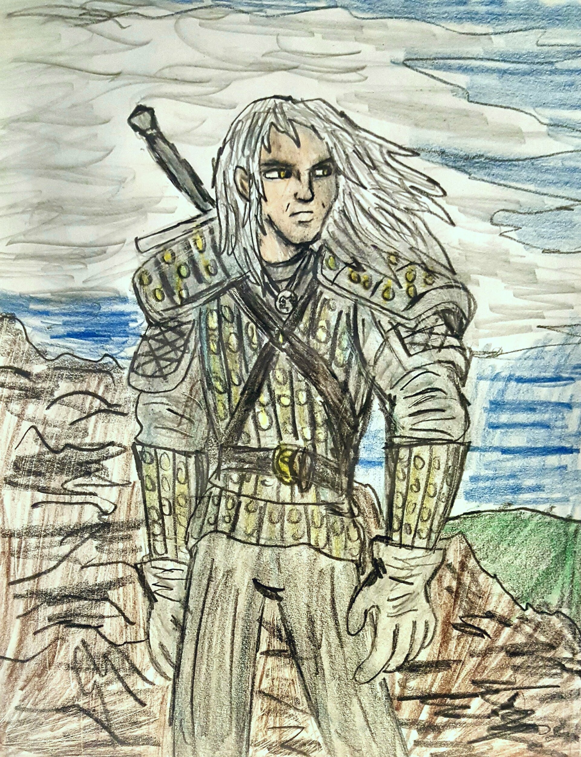 ArtStation - Geralt of Rivia The Witcher Fanart