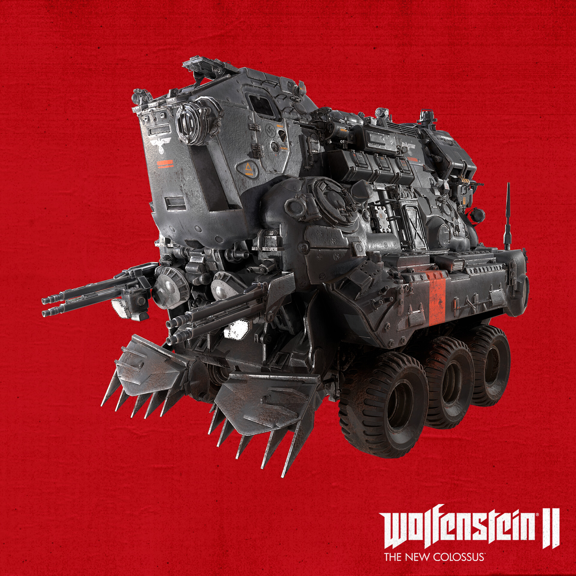 ArtStation - Troop Transport | Wolfenstein 2 Fan Art