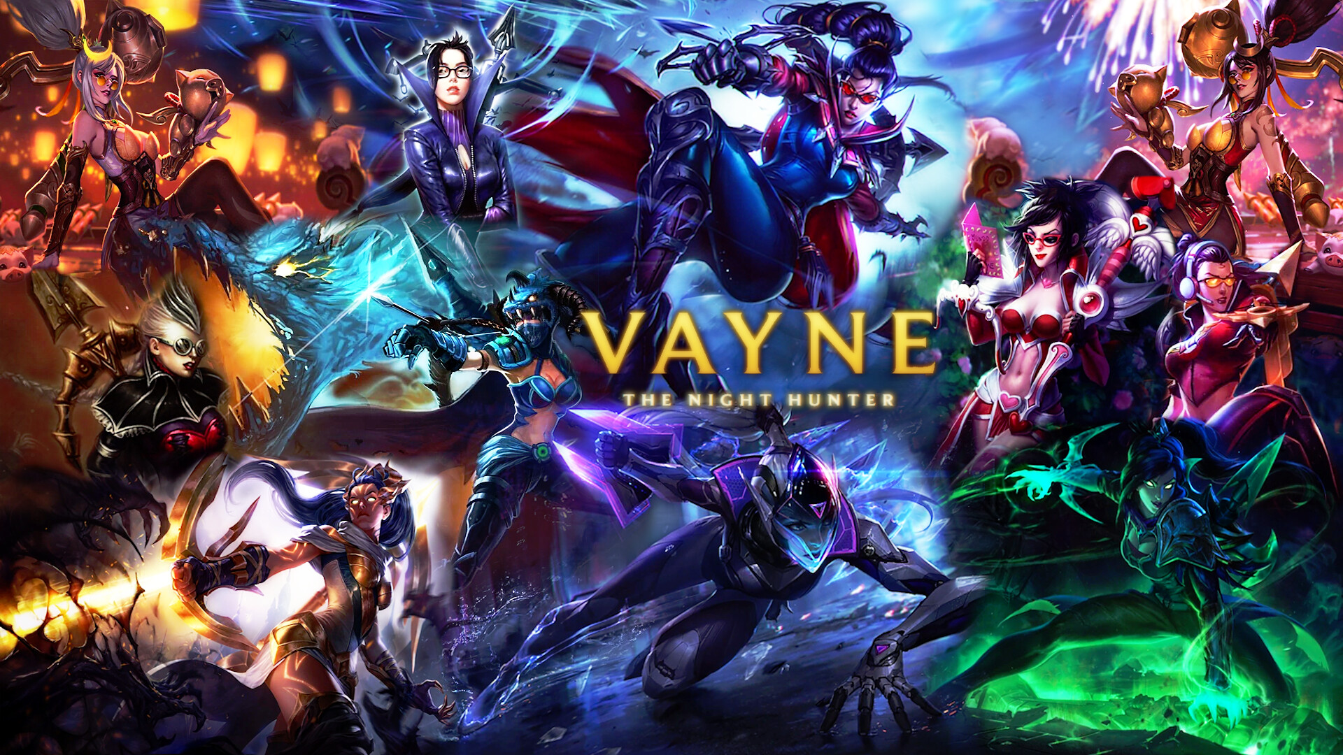 ArtStation - Vayne Splash Art Collage