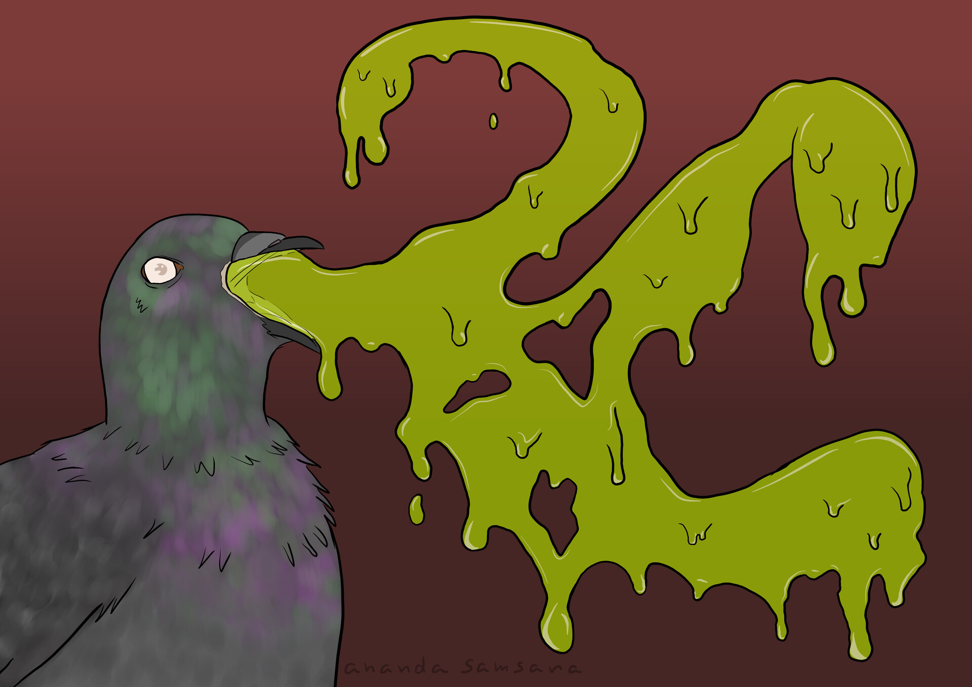 ArtStation - Birds of Apocalypse - Pollution