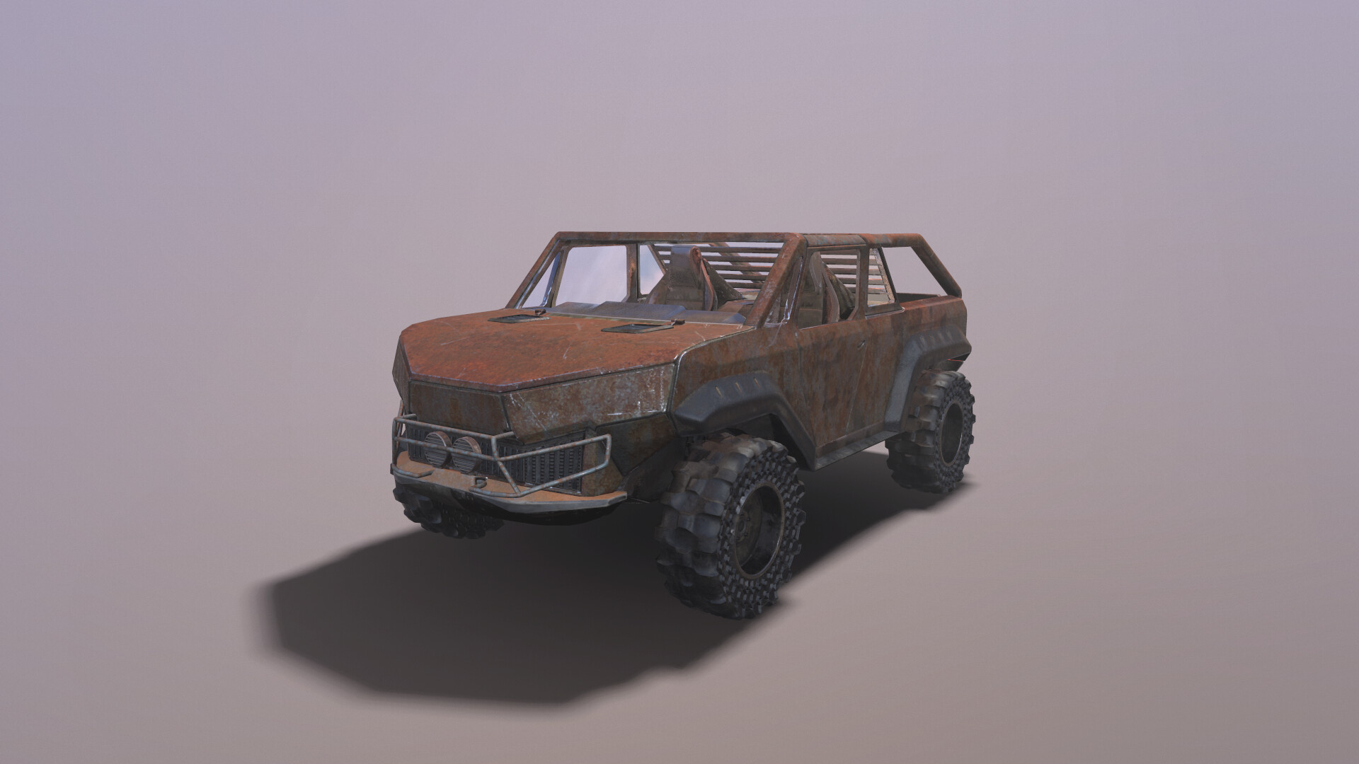ArtStation - Offroader - Rusted Lightweight
