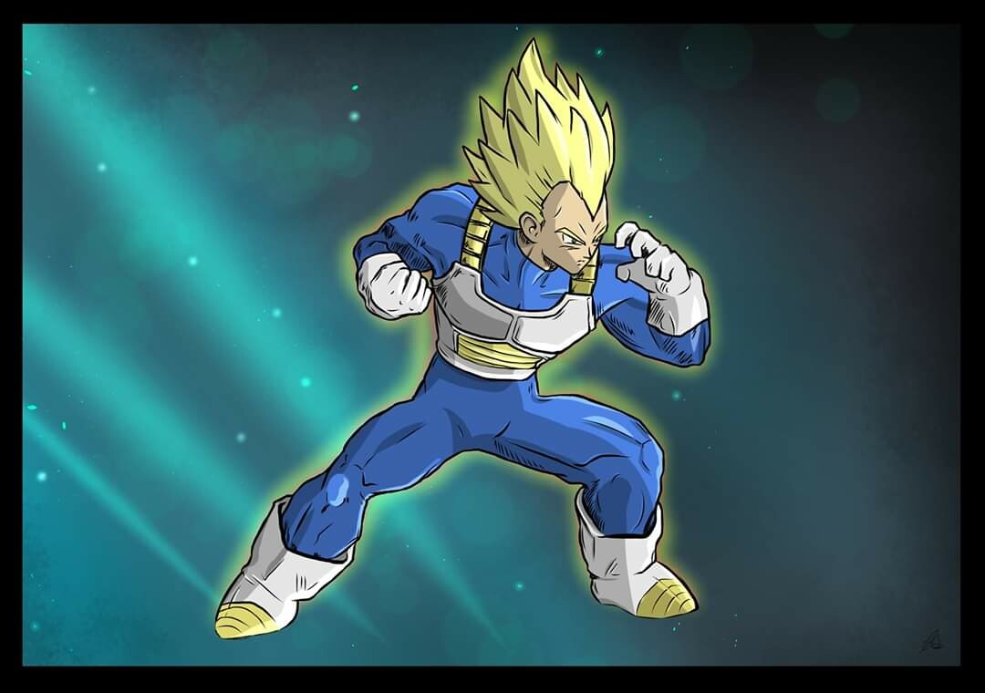 ArtStation - Dragonball Z Vegeta.