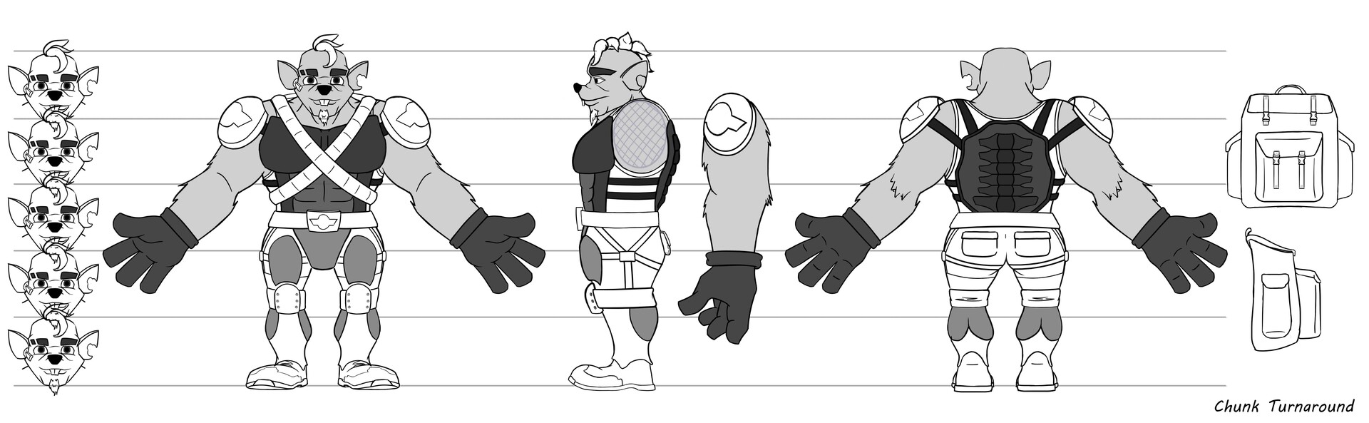 ArtStation - Action Mice - Redesigned Character Turnarounds