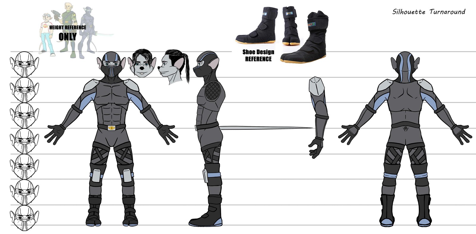 Kevin Rome - Action Mice - Redesigned Character Turnarounds