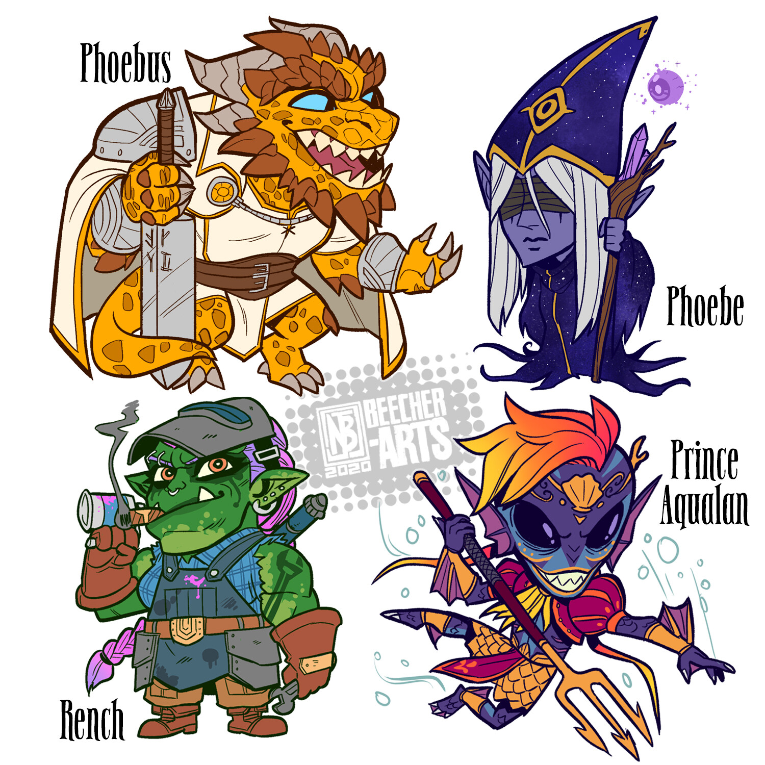 ArtStation - D&D Chibis