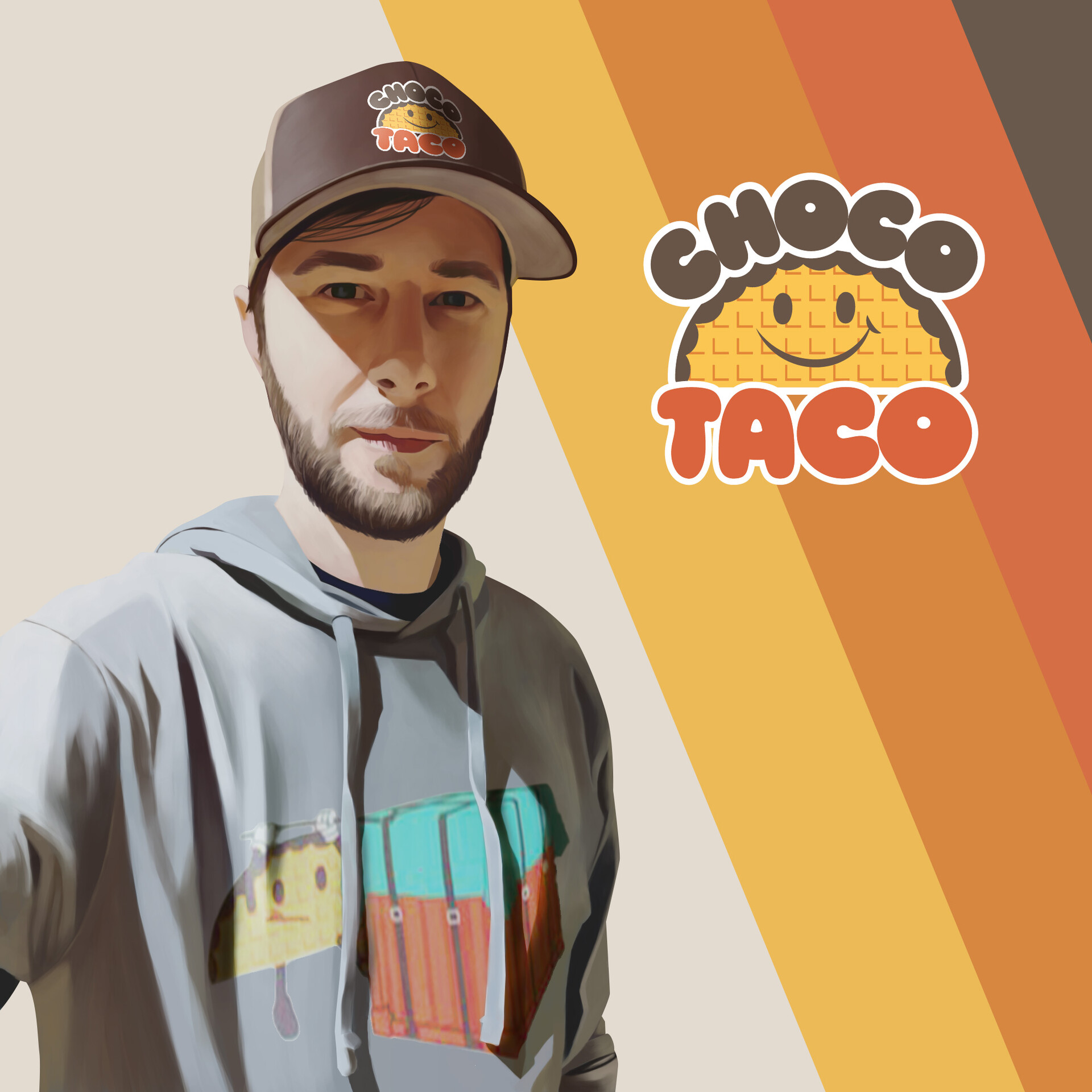 ArtStation - Fan art Choco Taco Portrait Painting