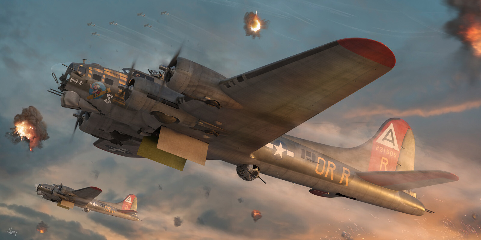 Hendrik Aviation Art - Nine-O-Nine