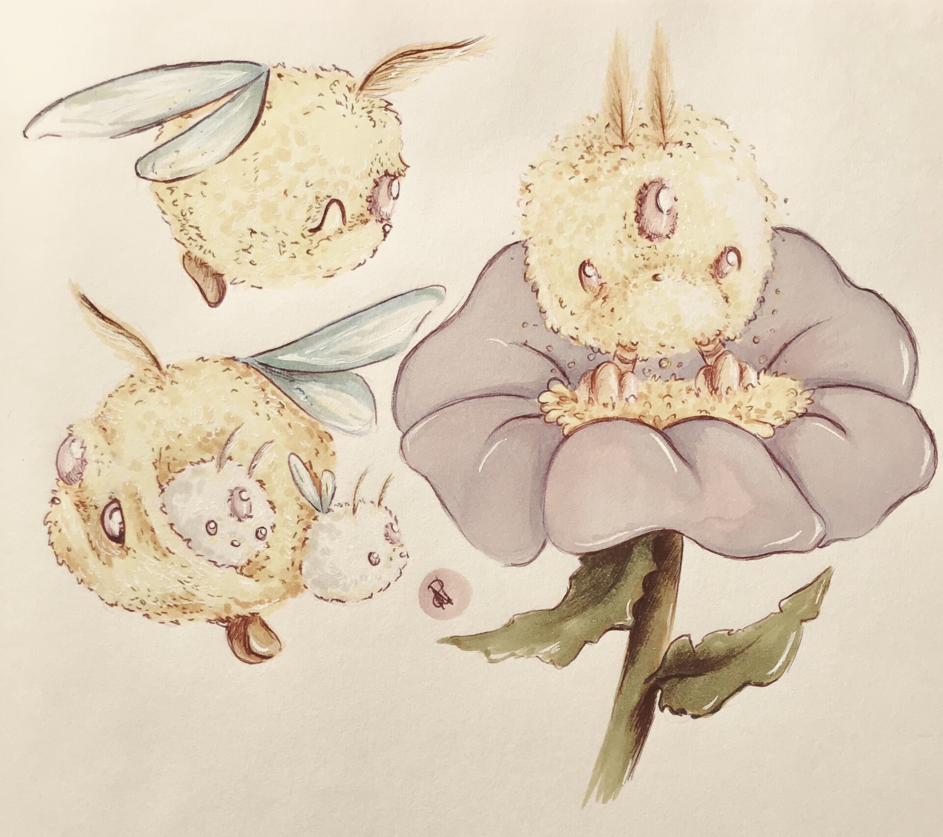 ArtStation - Pollen balls