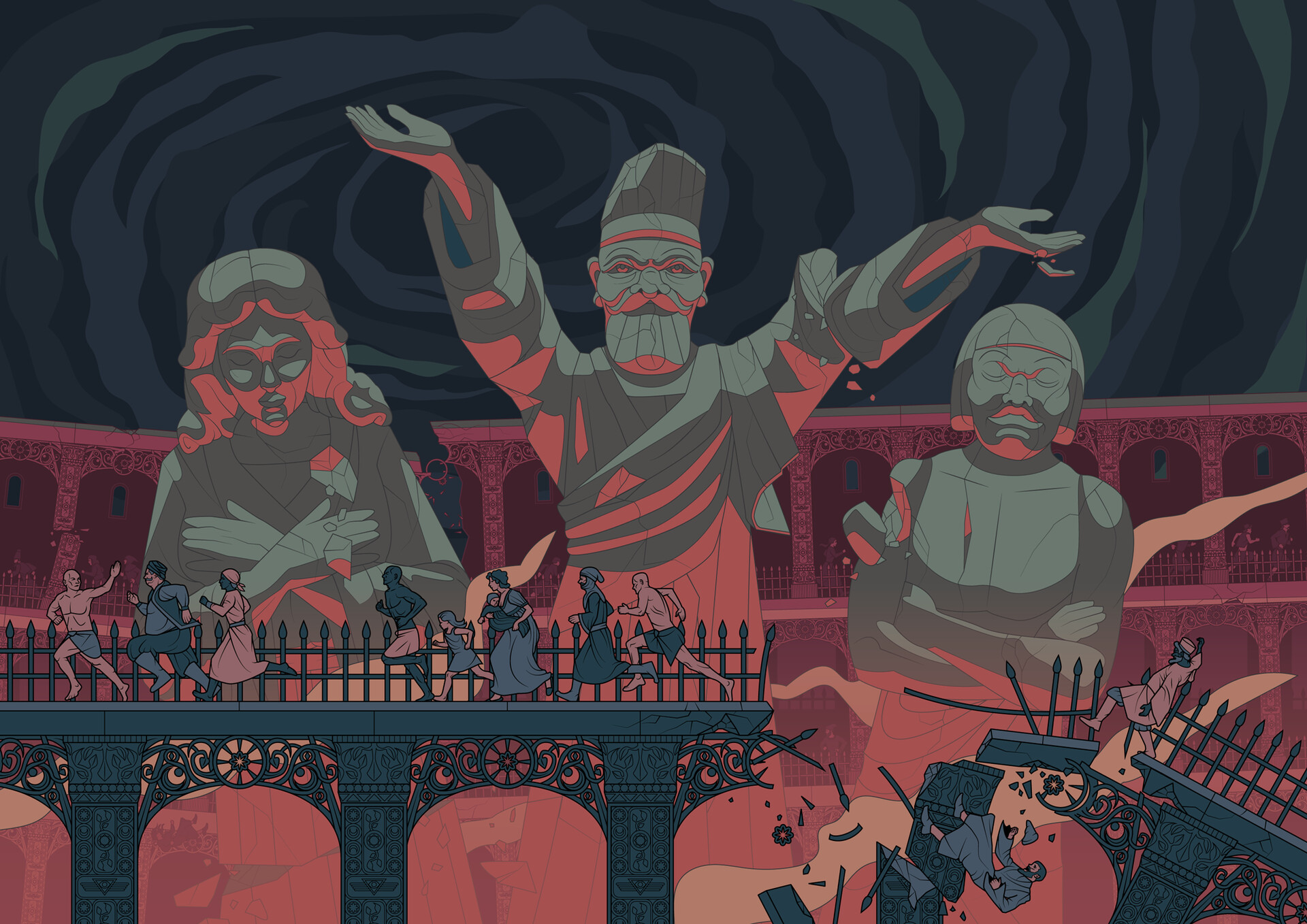 ArtStation - The destruction of Iram