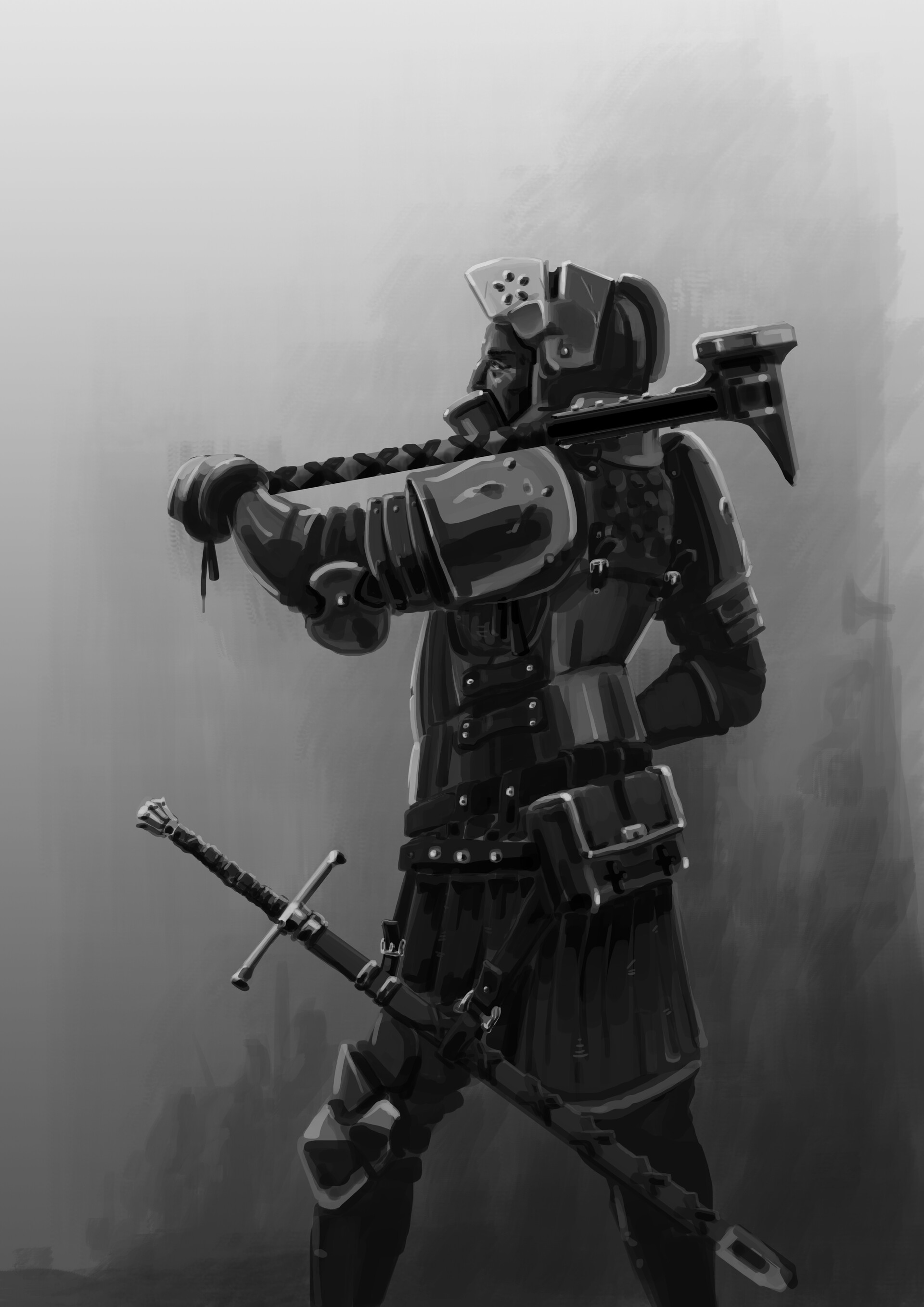 Paul Rozhkov - A knight with a hammer