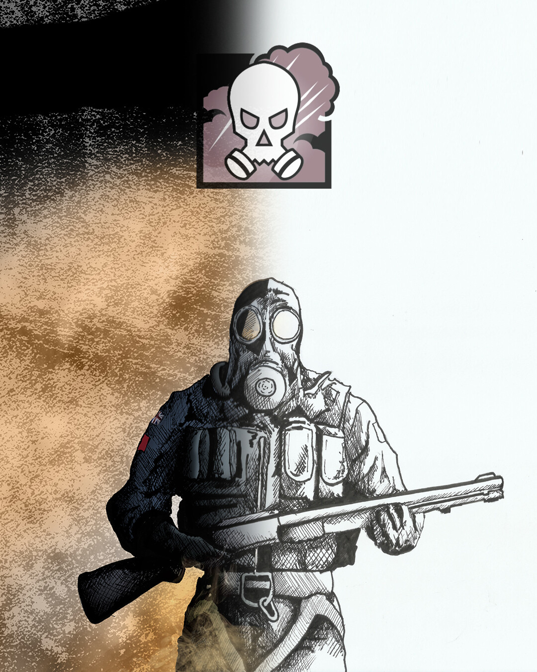 how to draw smoke from rainbow six siege