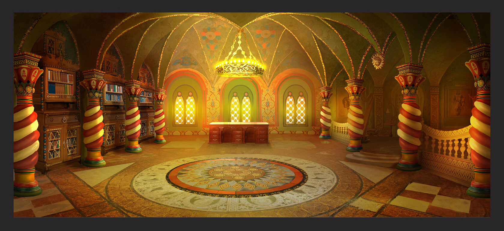 ArtStation - Sun King's Library