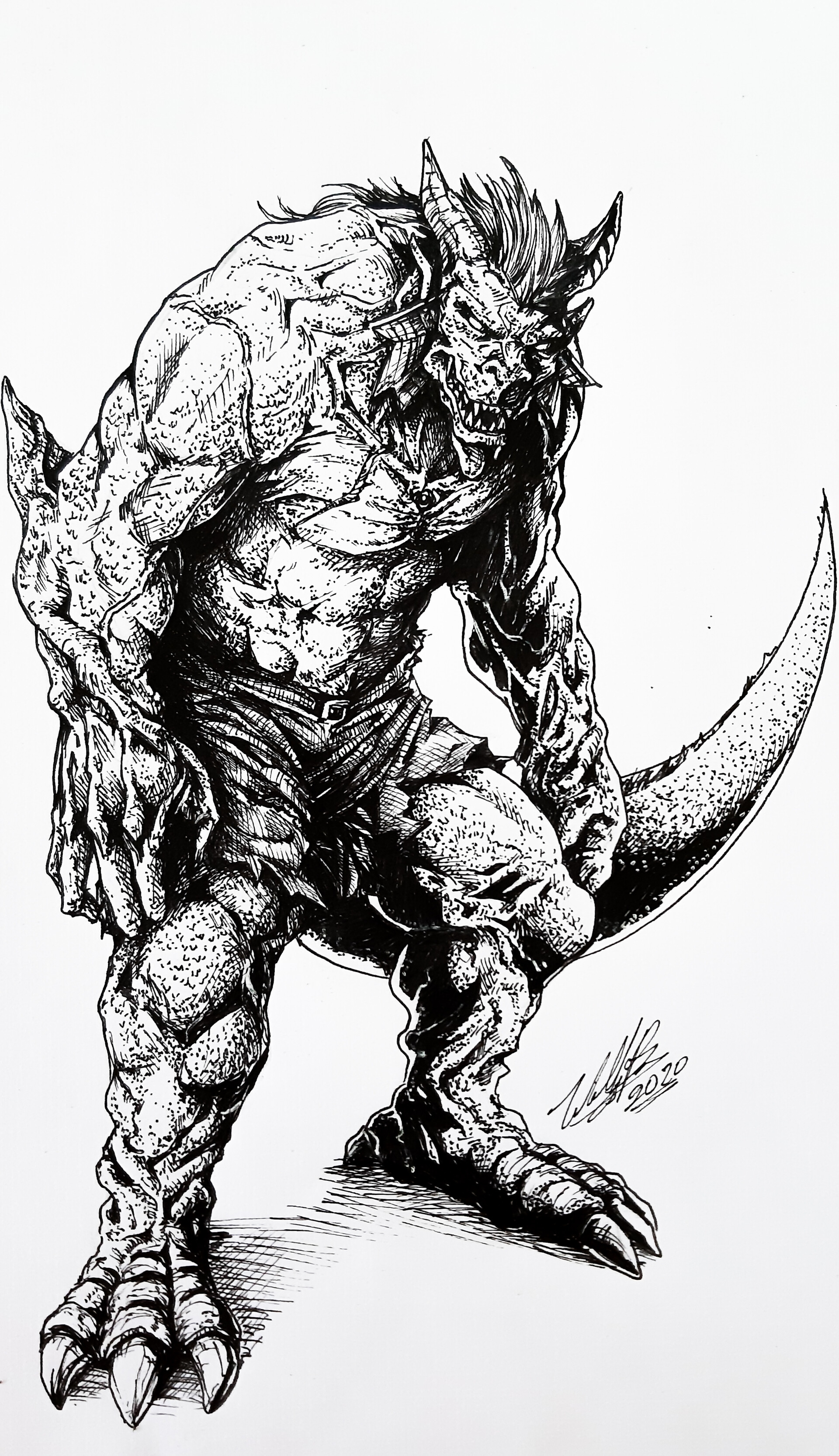 ArtStation - Human - Dragon