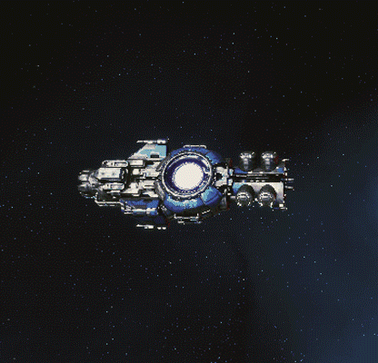 spaceship explodes gif