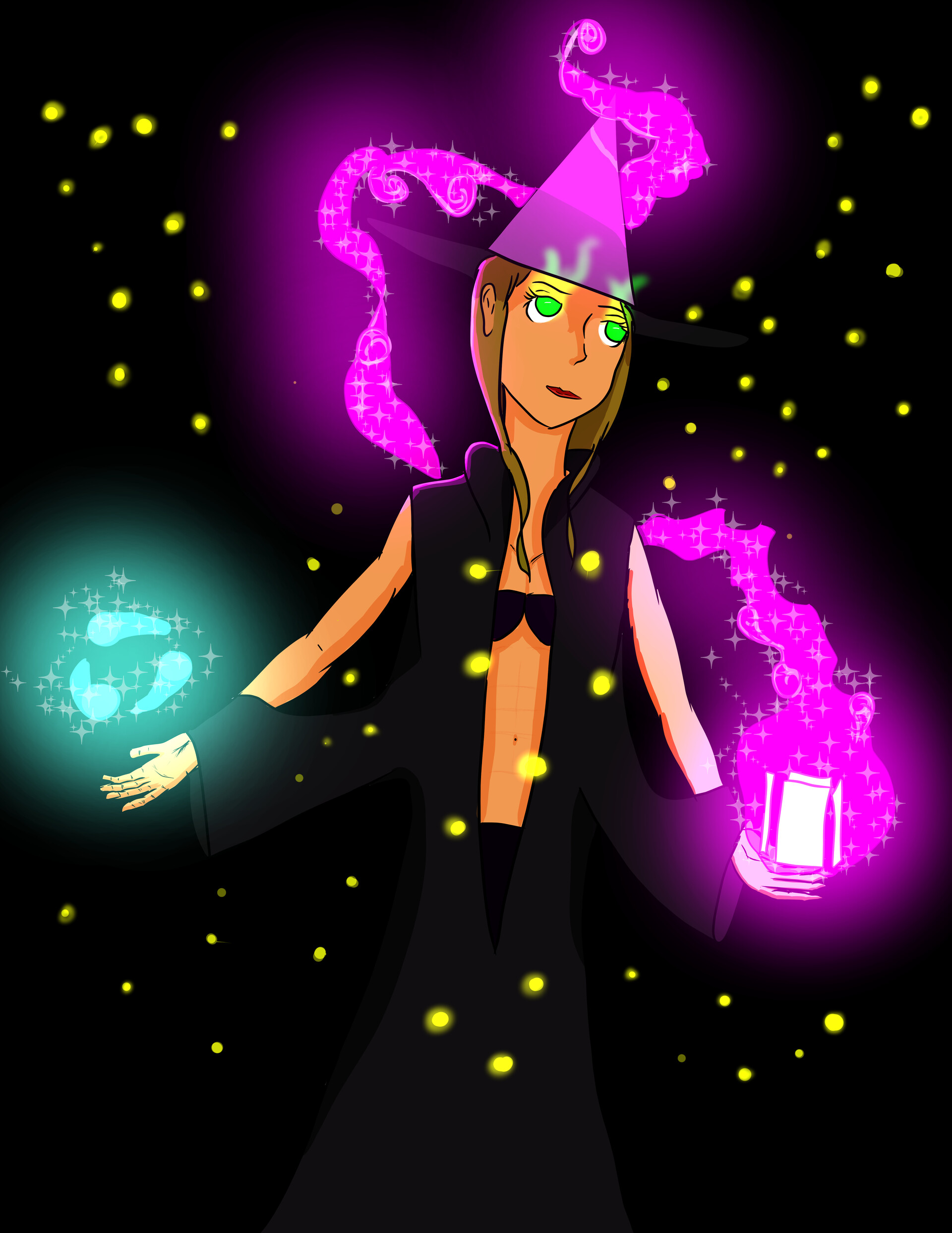 ArtStation - Witch of Dark Magic