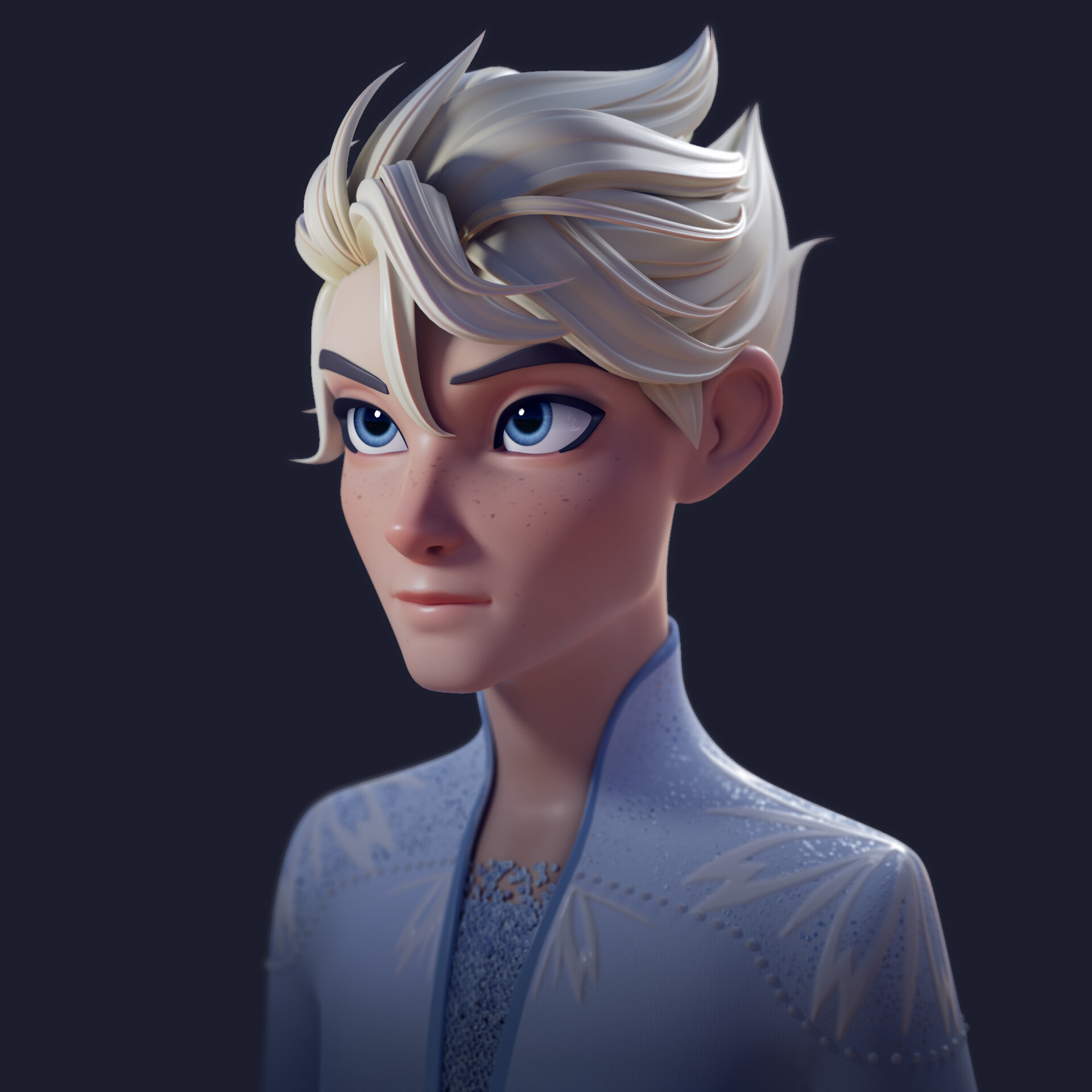 ArtStation - Boy Elsa